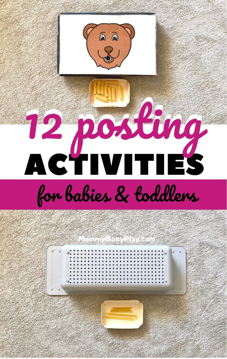 12 + Posting Activities For Babies & Toddlers - Mommy Baby Play