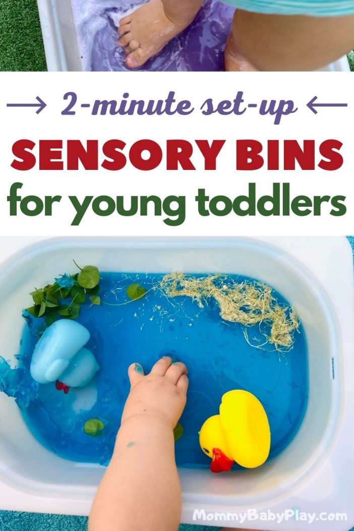 Sensory Bins For 1 Year Olds Mommy Baby Play