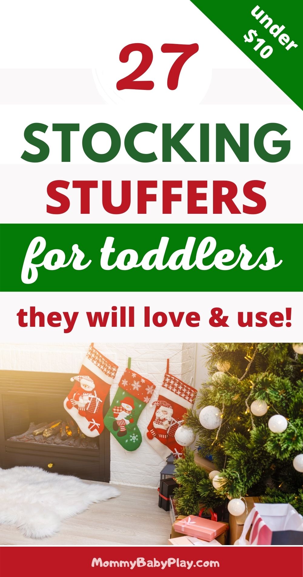 18 Stocking Stuffers For Toddlers Under $10 They Will Love
