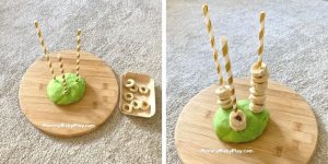 Pasta Threading {Fine Motor Activity For Toddlers} - Mommy Baby Play